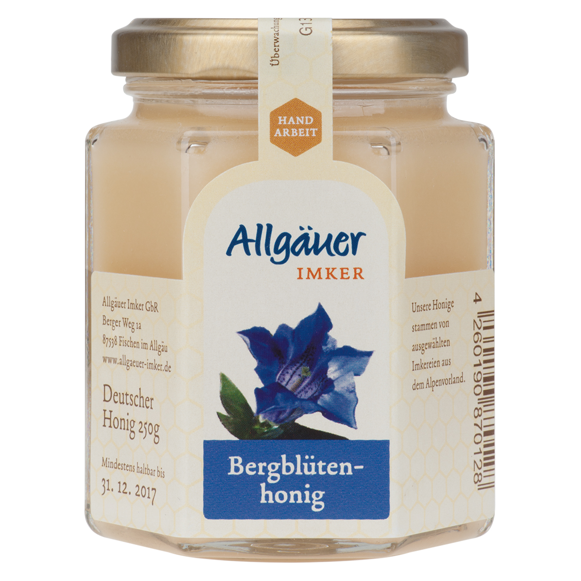 Honig »Bergblütenhonig 250g« aus Allgäu von Allgäuer Imker GbR Matthias ...